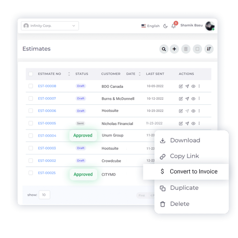 Convert to Invoice - Invoice Crowd