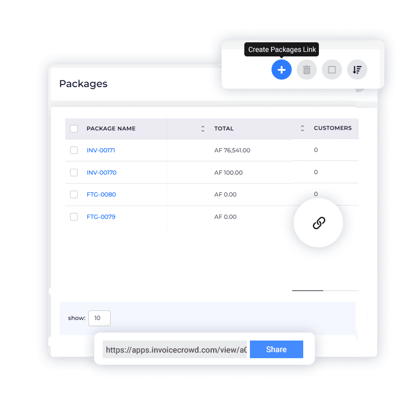Packages - Invoice Crowd