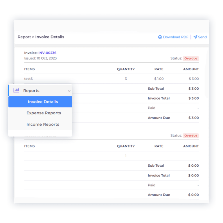 Generate Reports - Invoice Crowd