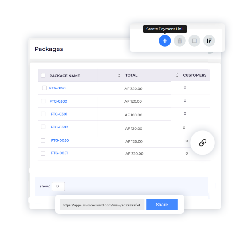 Packages - Invoice Crowd