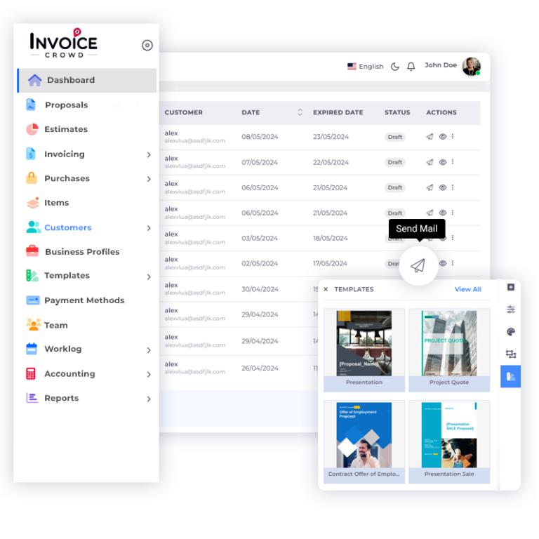 Proposal Builder - Invoice Crowd